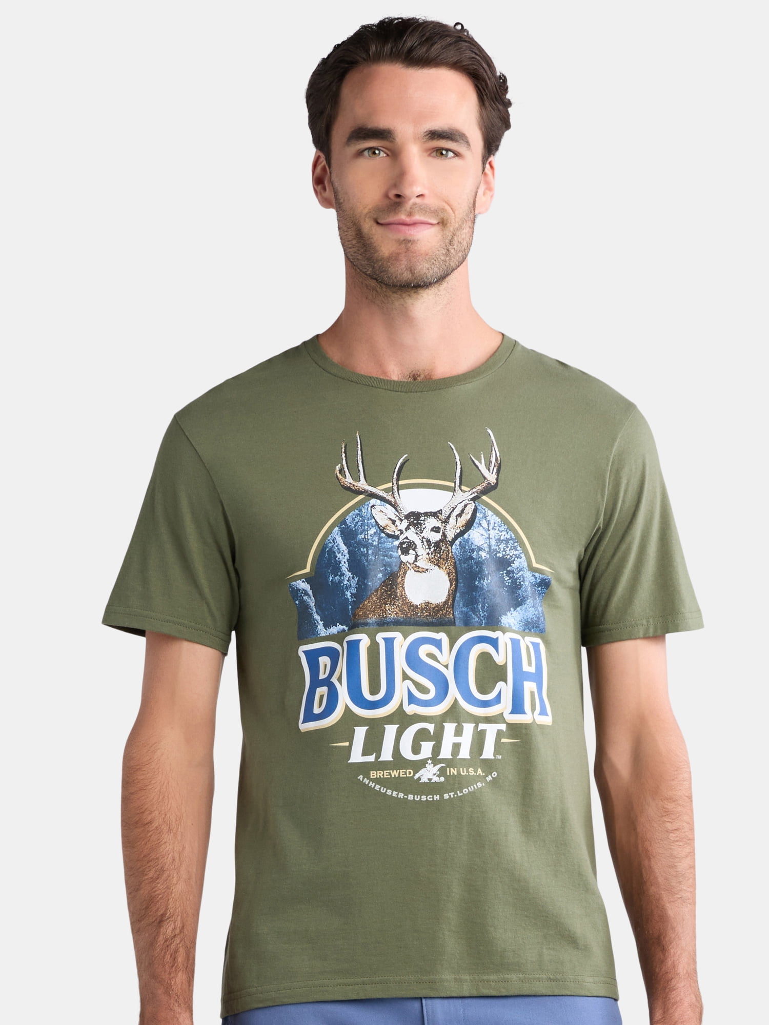 Anheuser Busch Busch Light Mountains Graphic Tee Shirt, Sizes S-3XL ...