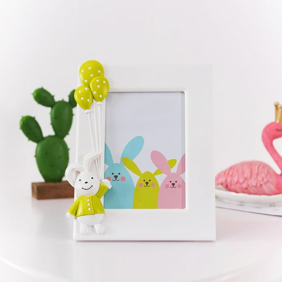 Anhility 9x7 Easter Picture Frames, Cute Cartoon Rabbit Picture Photo ...