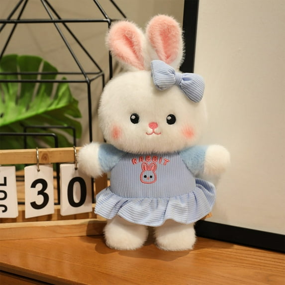 Anhility Cute Plush Bunny Toy Soft Rabbit Stuffed Animal Cuddly ...