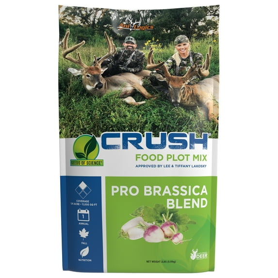 Ani-Logics Outdoors Crush Seeds of Science Pro Brassica Blend Deer Food ...