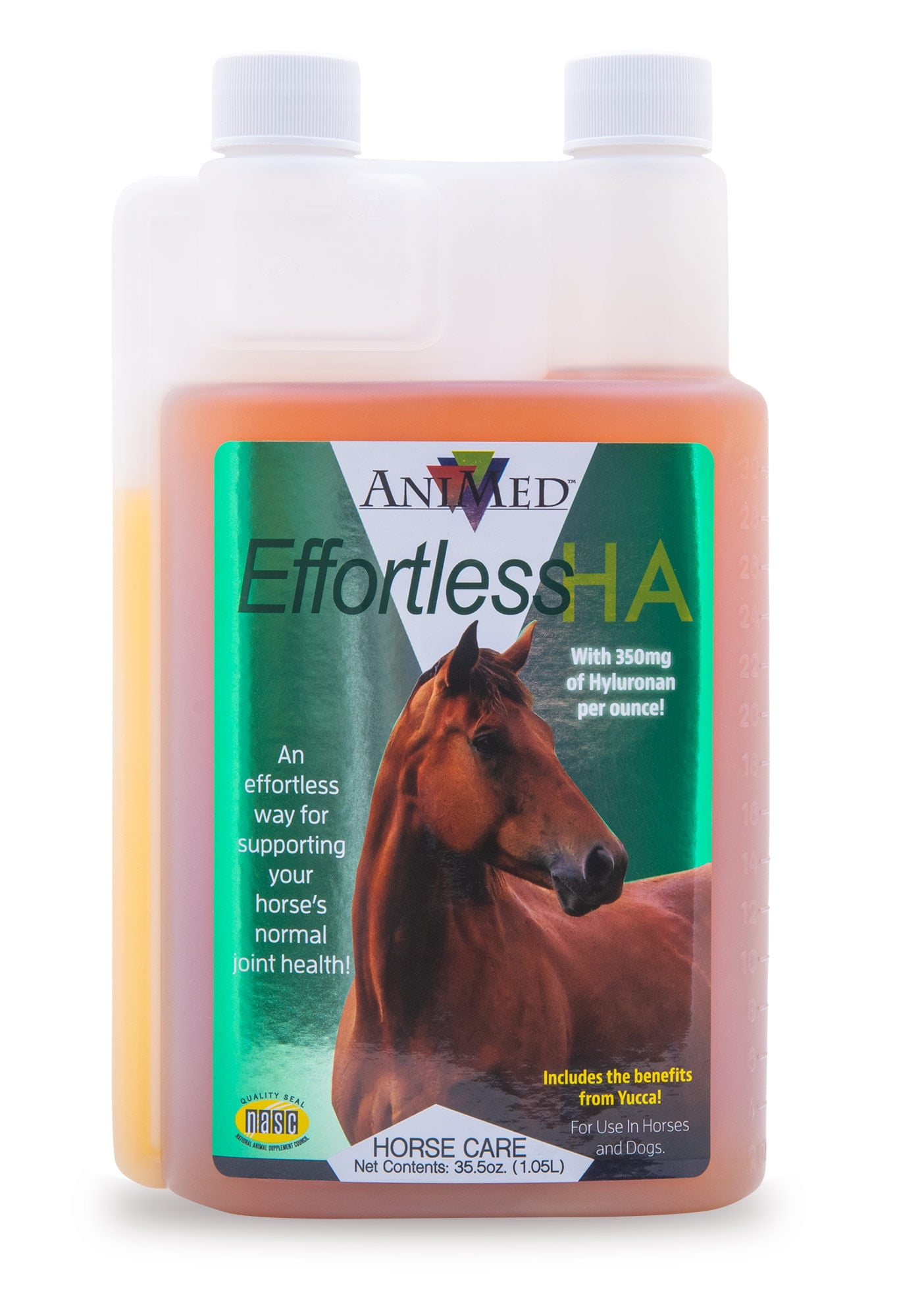 AniMed Effortless HA Nutritional Supplement for Horses | 300 mg of ...