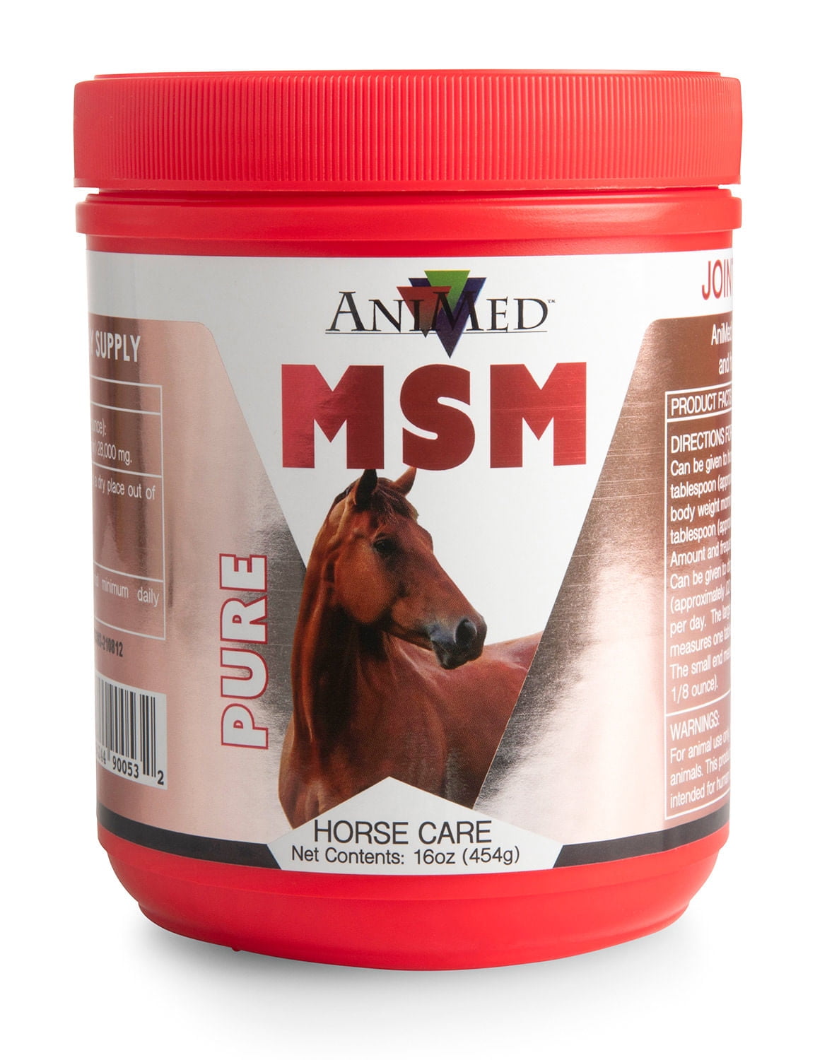 AniMed Pure MSM Joint Supplement for Horses, 1-Pound - Walmart.com