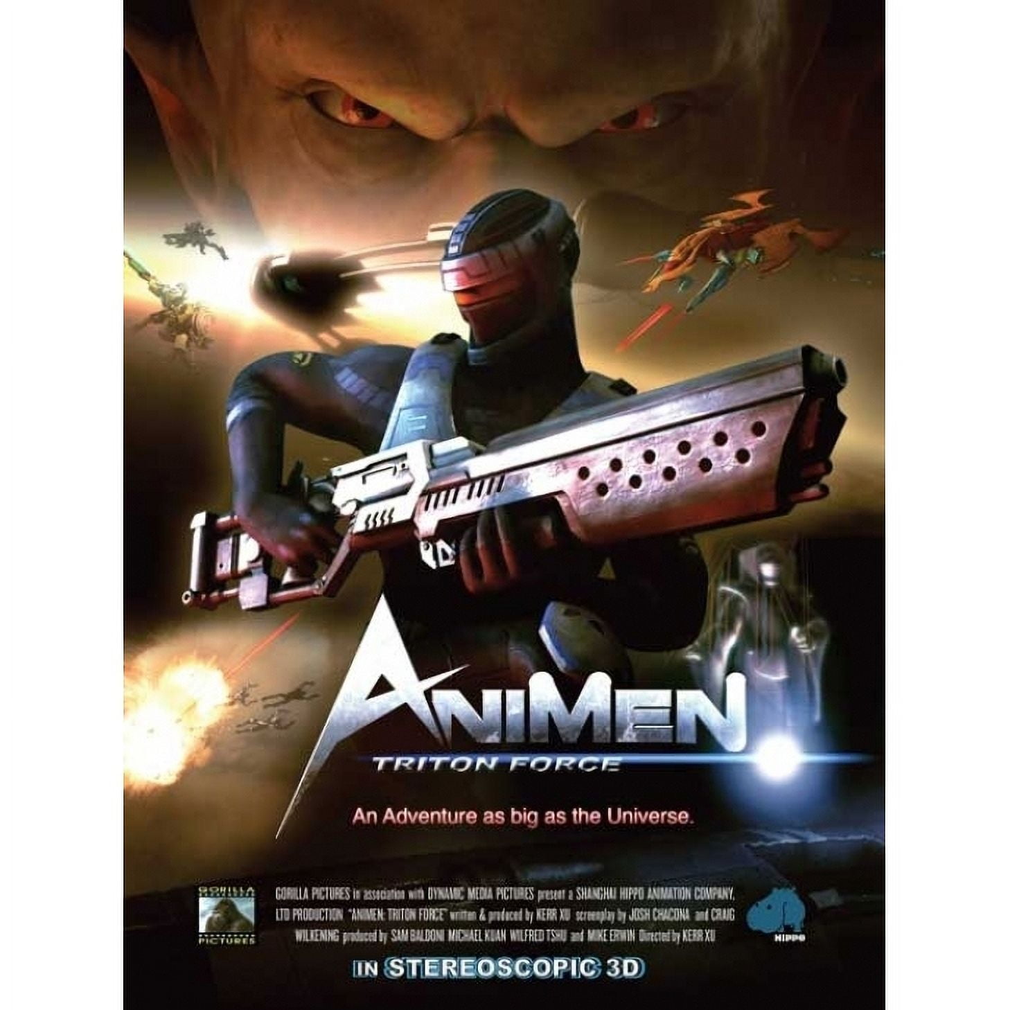 AniMen: Triton Force Movie Poster Print (27 x 40) - Walmart.com