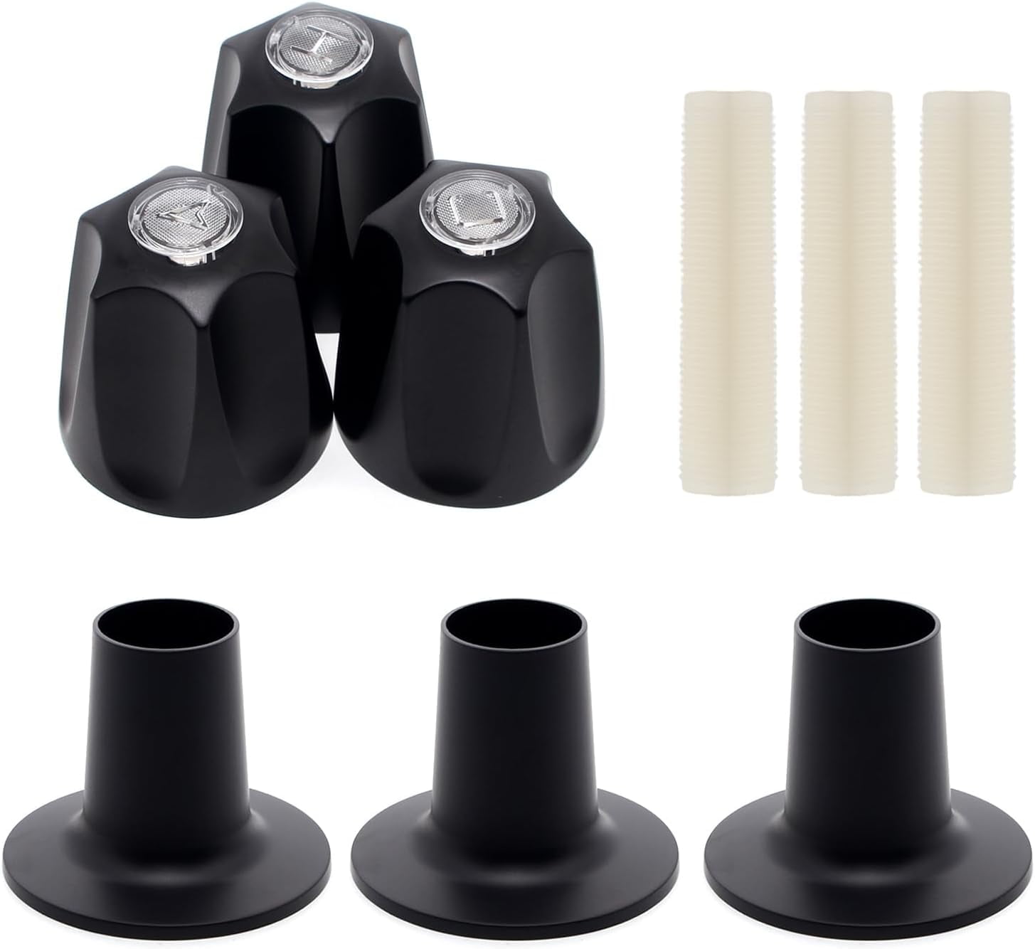 Aniceparthy 3-Piece Shower knobs Handle Set,Fit for Pfister Tub/Shower ...