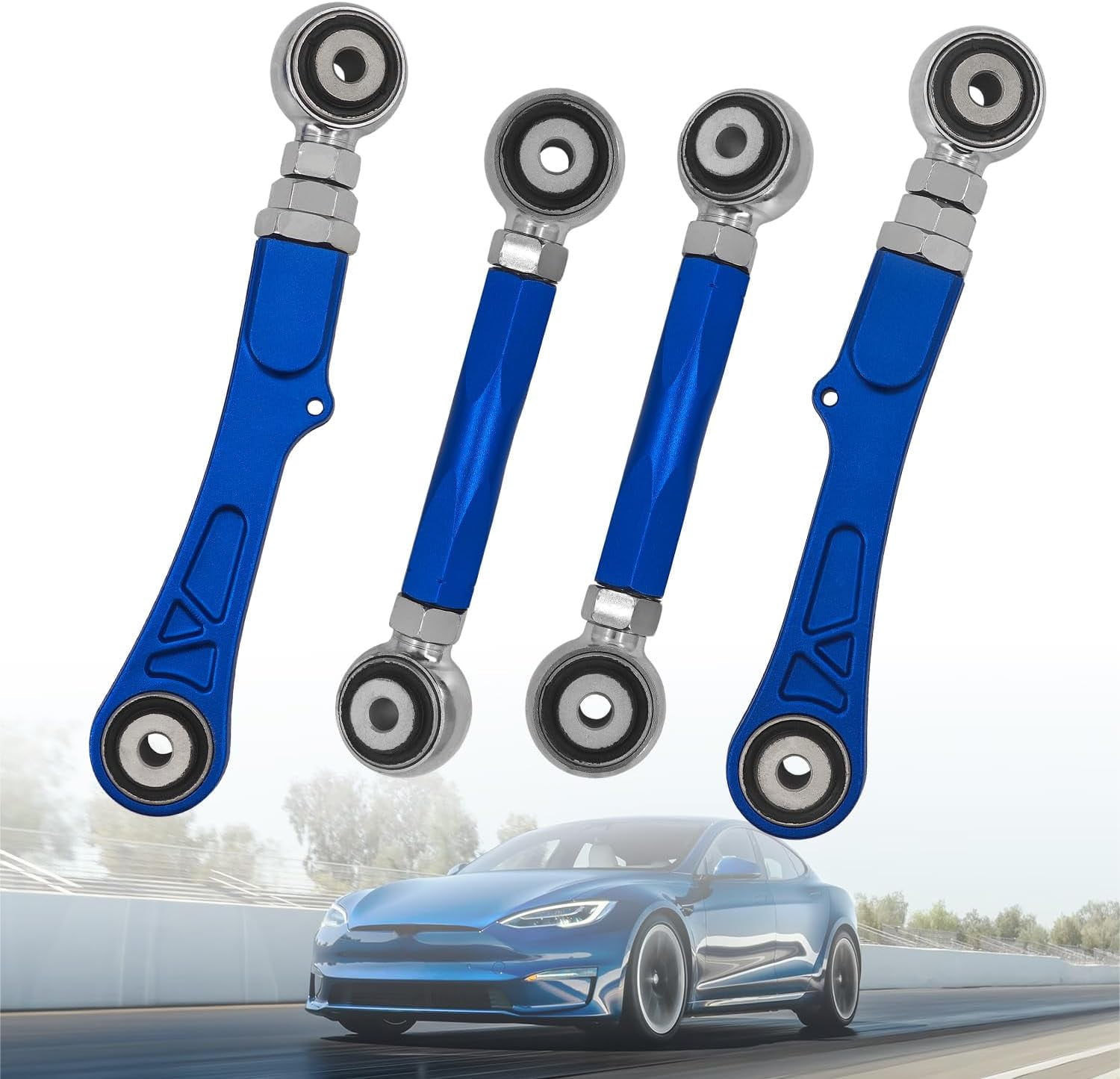 Aniceparthy 4pcs Aluminum Adjustable Rear Camber Control & Toe Angle ...