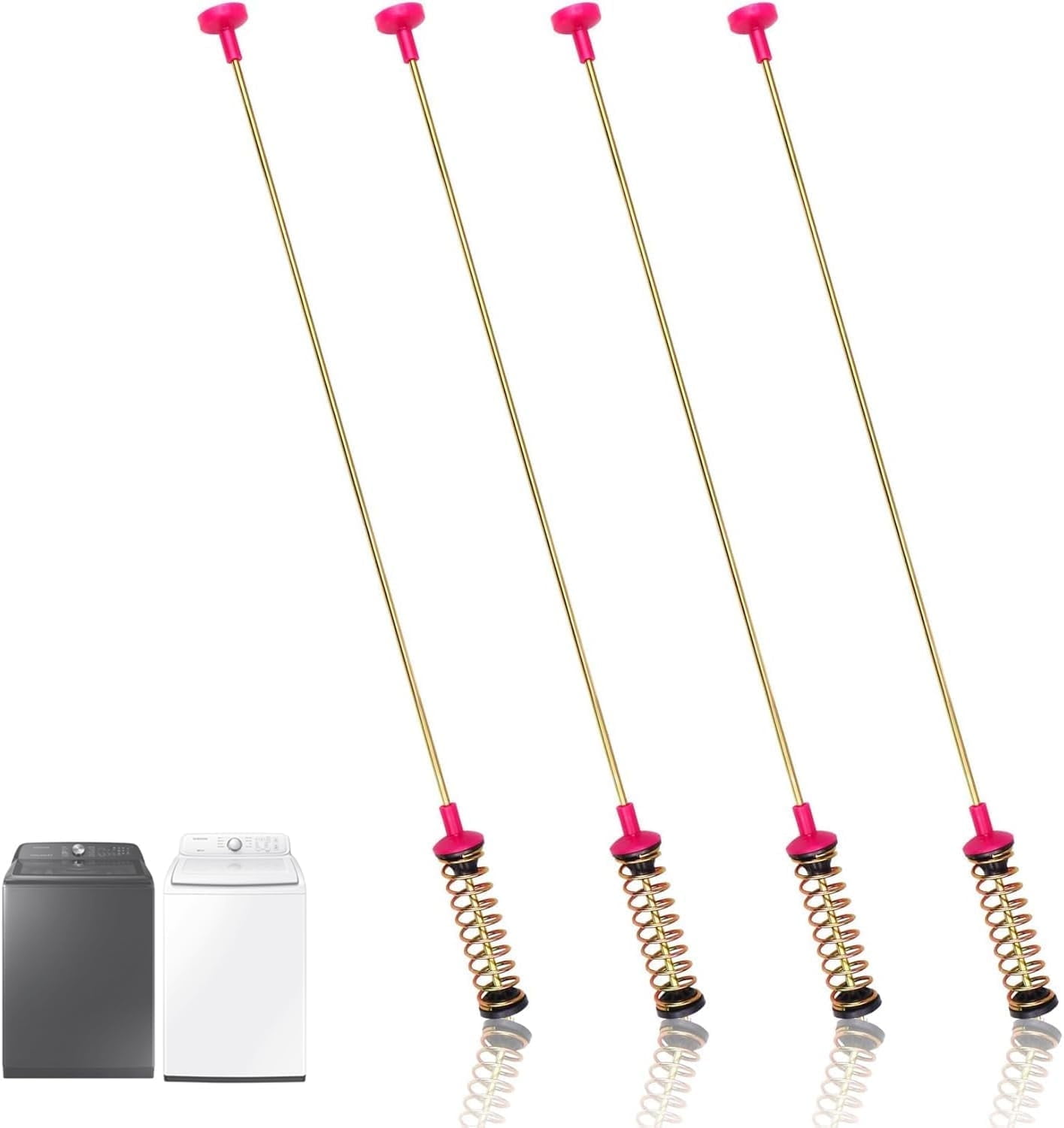 Aniceparthy 4pcs washing machine shock bar/absorber rod for DC97-05280W ...