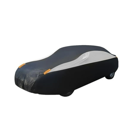 HEJULIK Silver rain car cover waterproof full car cover, outdoor indoor ...