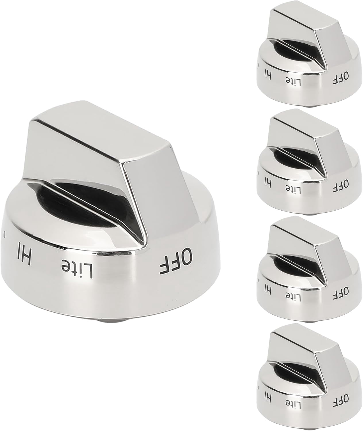 Aniceparthy DG94-00945A 5 Pack Burner Control Dial Knobs Replacement ...