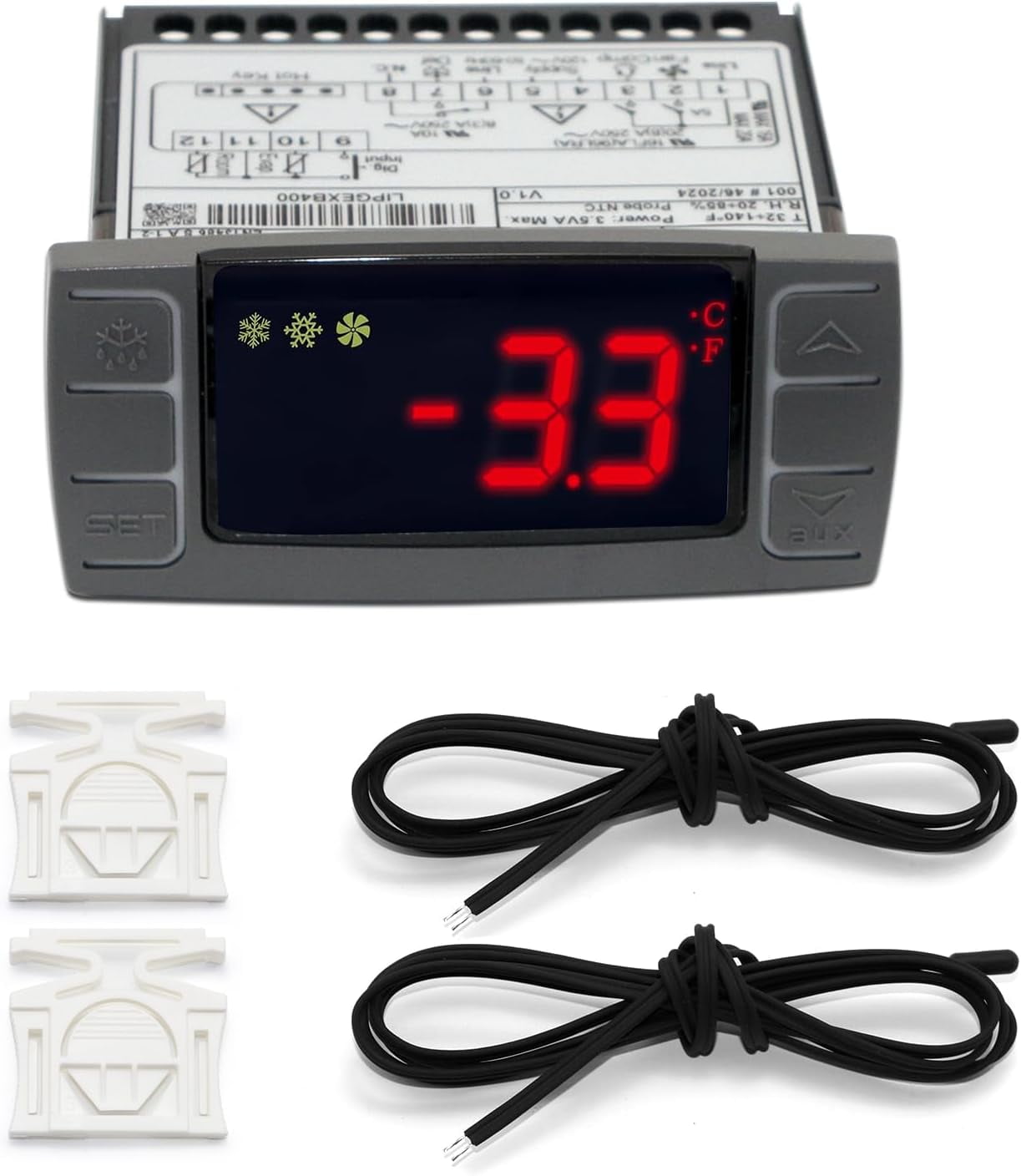 Aniceparthy Dixell Temperature Controller XR06CX-4N1F1 fit for 120V 50 ...
