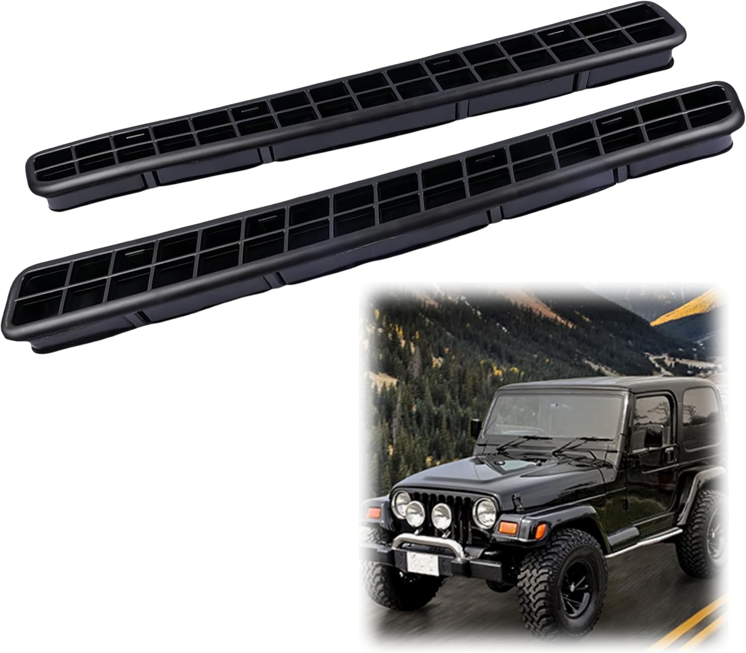 Aniceparthy Hard Top Grille Exhauster Vent (Left Driver & Right ...