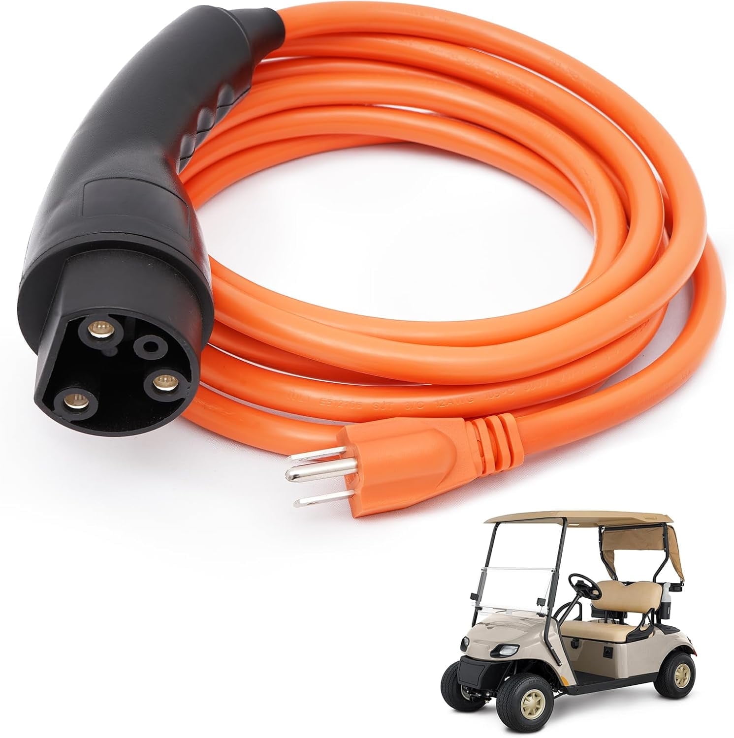 Aniceparthy Power Cord 120V 3 Pin for Evolution ICON EV Golf Carts ...