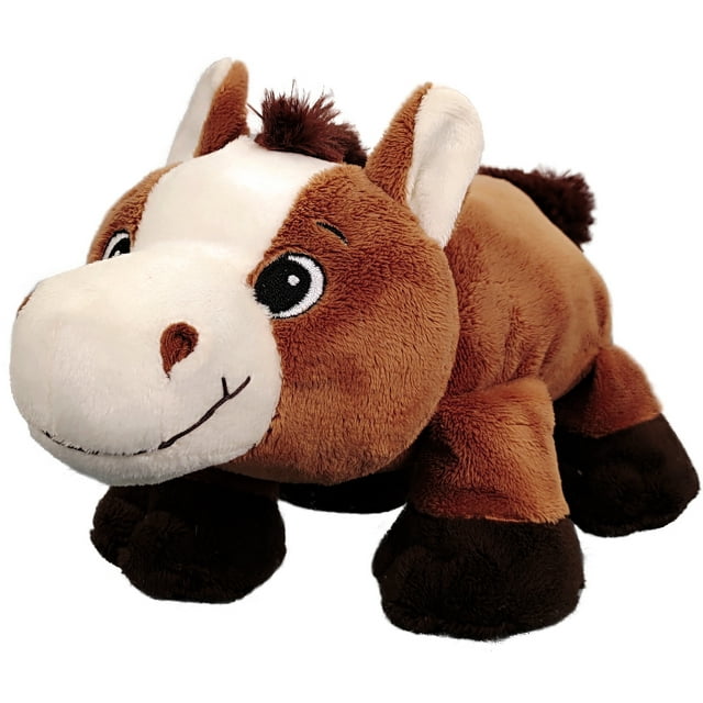 Anico Collectible Plush Toy Laying Down, Stuffed Animal, Horse, 9 ...