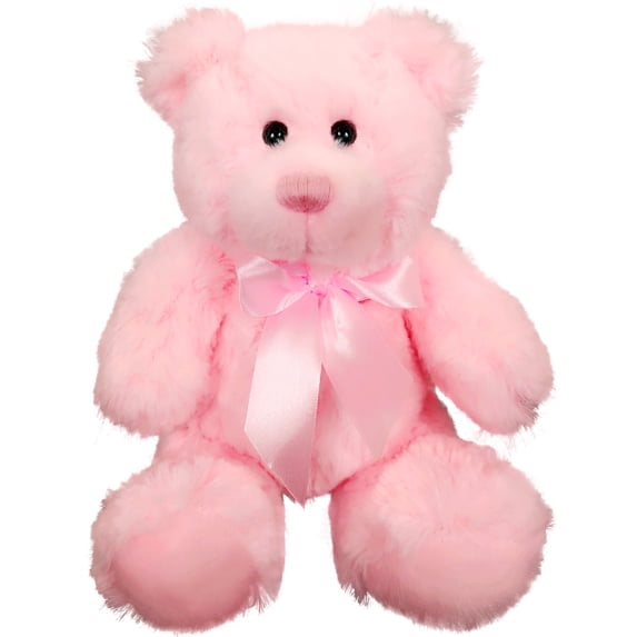 Anico International, Plush Teddy Bear, 8 Inches, Bright Pink - Walmart.com