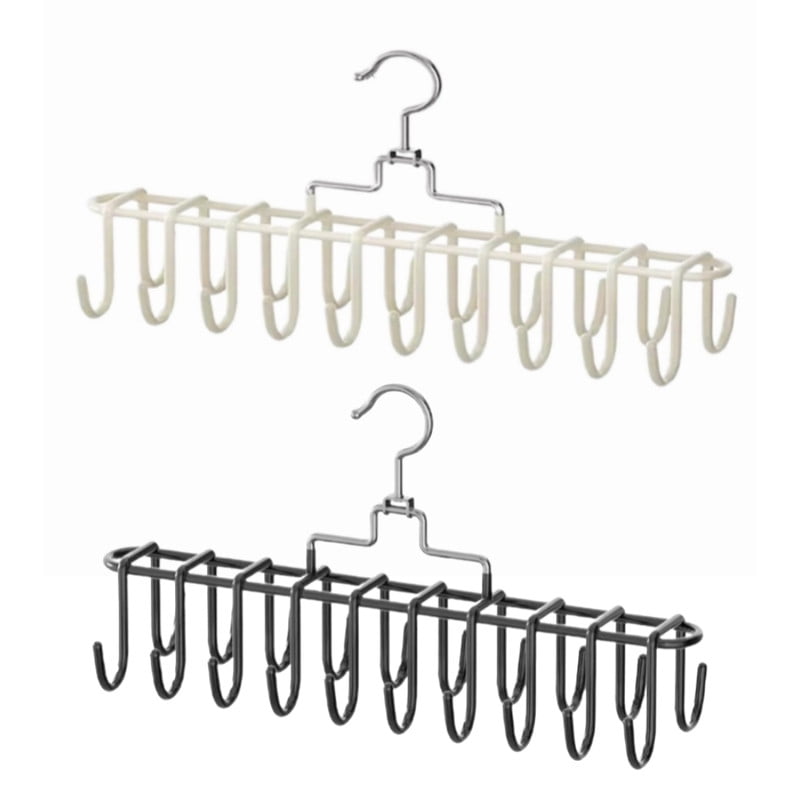 Anid Anti Slip Multi Hook Coat Racks,360 Degree Space Saving Hangers ...