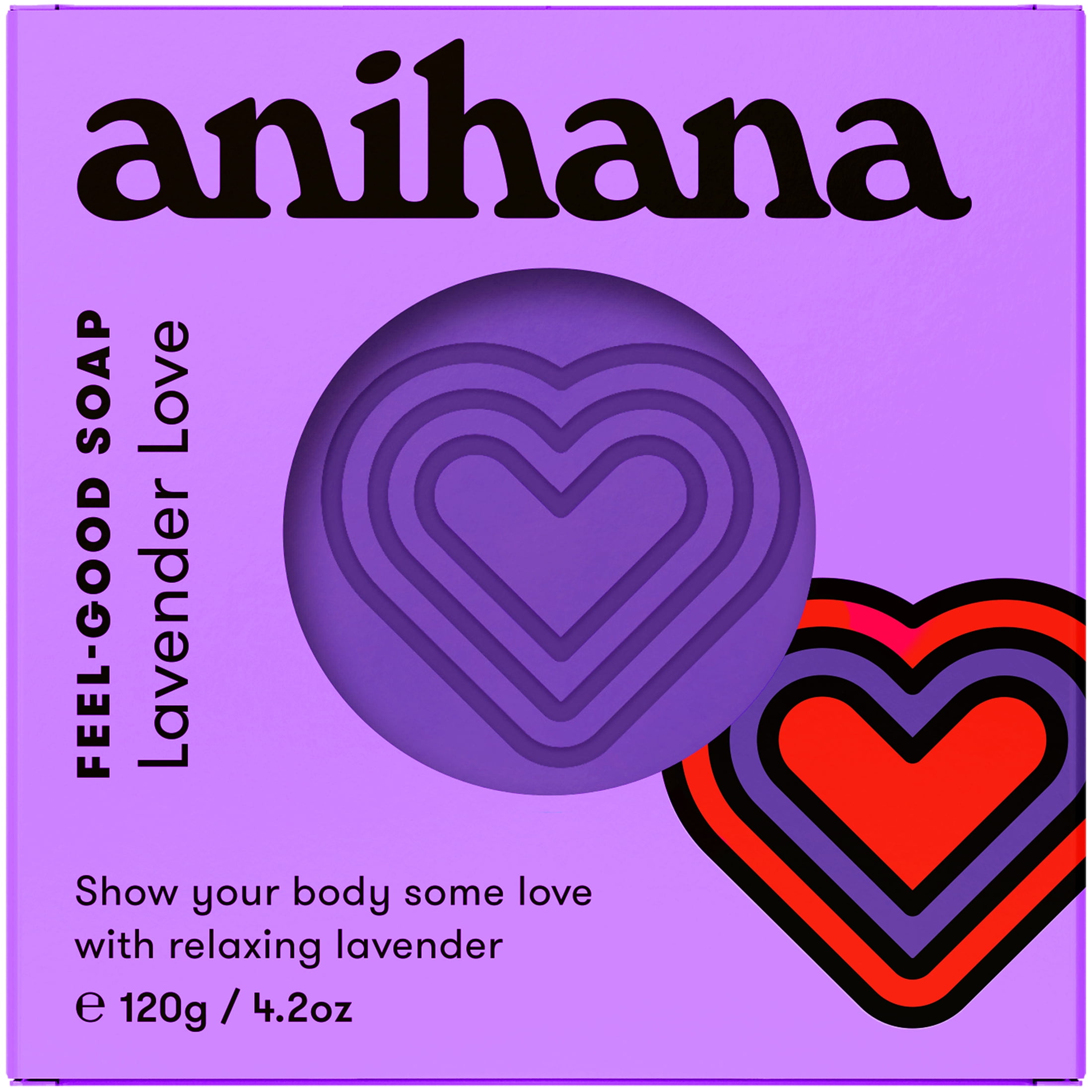 Anihana Feel-Good Soap Lavender Love for All Skin Types 4.2oz - Walmart.com
