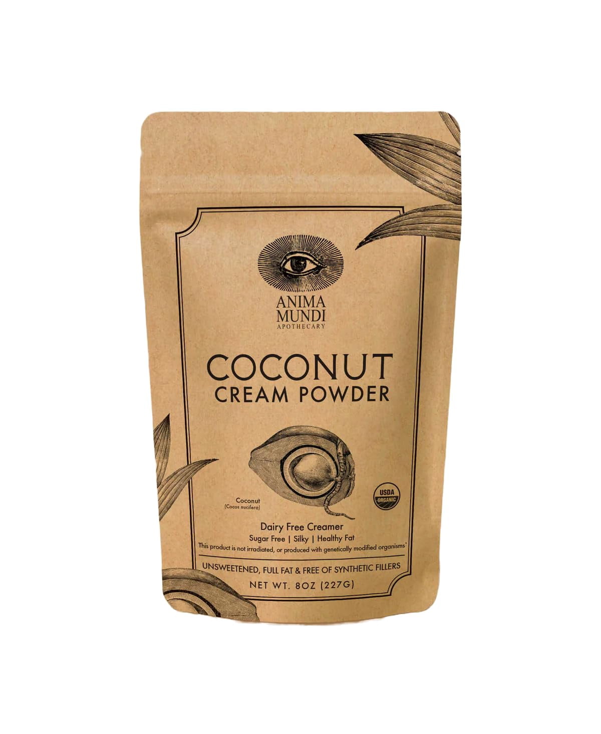 Anima Mundi Apothecary Coconut GGA1 Cream Powder - Organic Non-Dairy ...