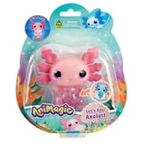 Goliath, Animagic Let's Glo Axolotl Figure, Pink Float & Glow in Water ...