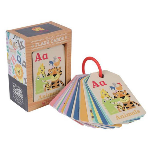 Animal ABC Flash Cards (Tiger Tribe) - Walmart.com