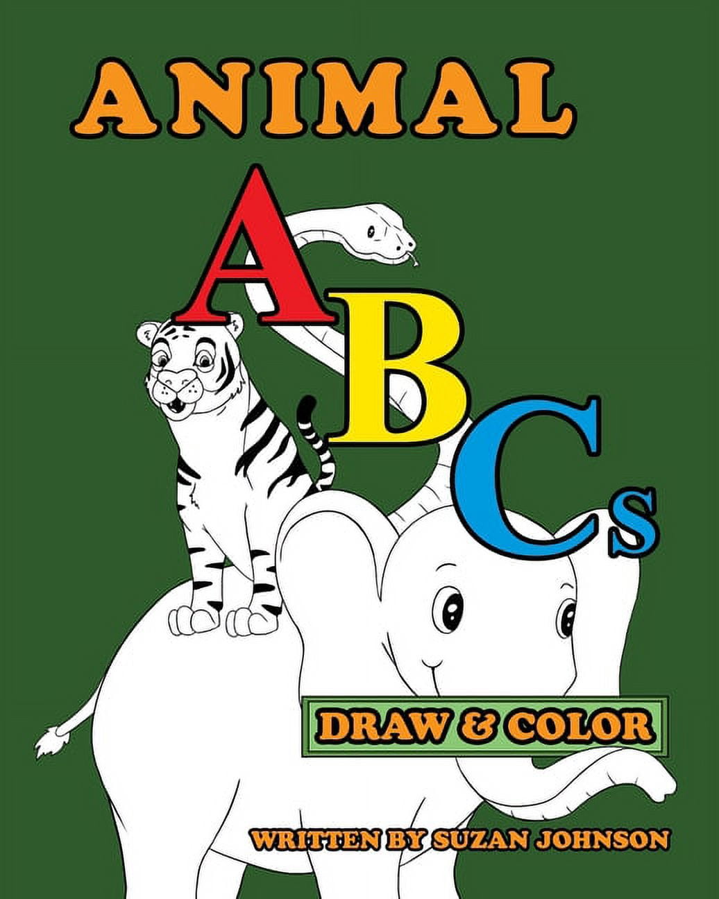 Animal ABCs: Draw and Color - Walmart.com