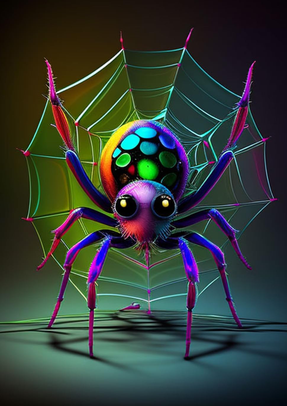 Animal Abstract Spider 1000 Piece Jigsaw Challenging Puzzle Game for ...