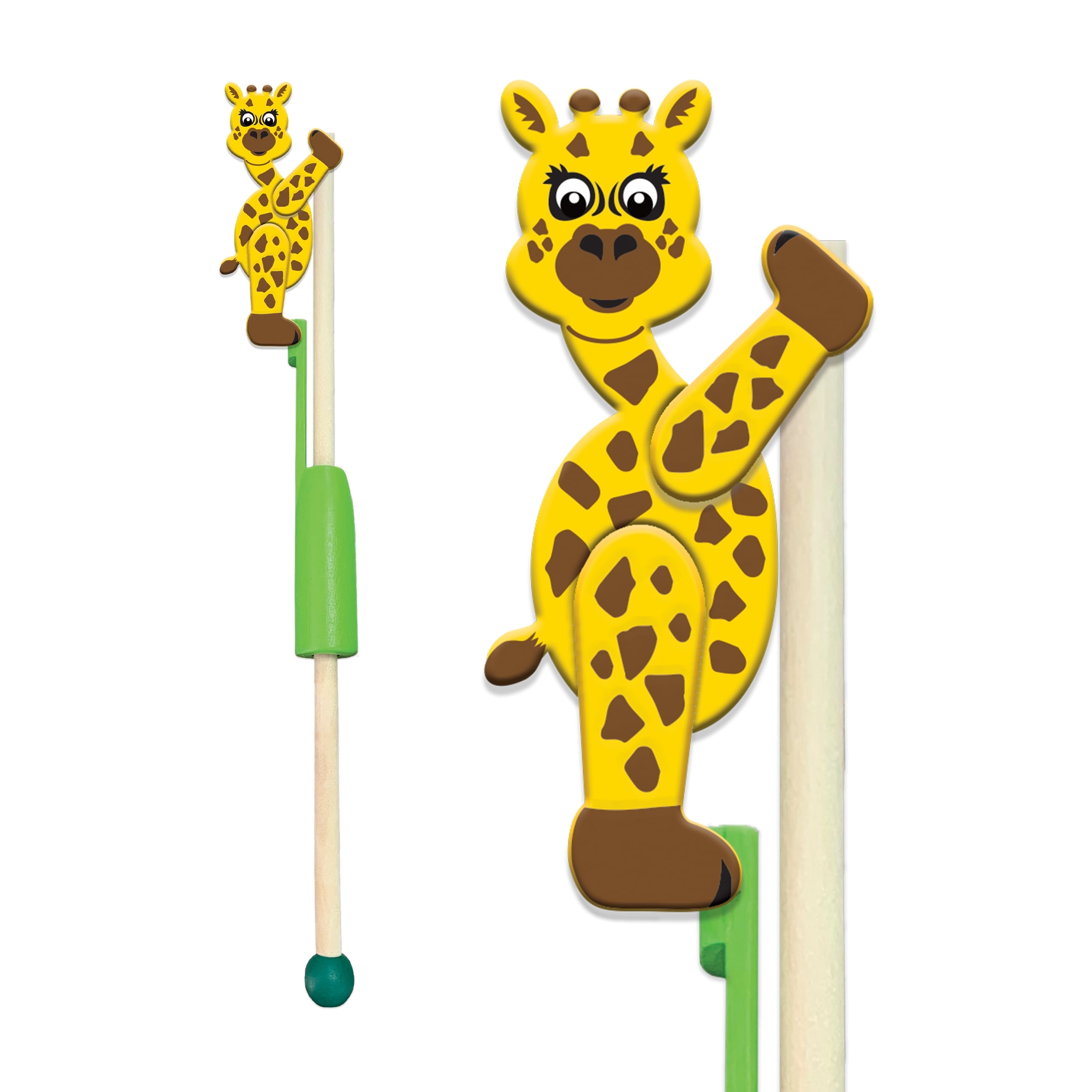 Animal Acrobats Giraffe by Deluxebase – Wooden Safari Toy for Toddlers ...