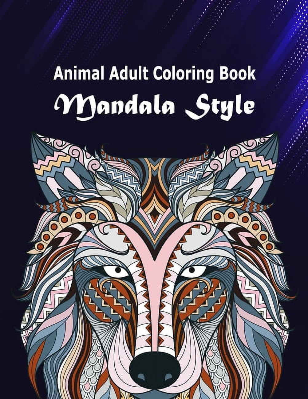 Animal Adult Coloring Book Mandala Style: Animals Gorgeous Designs to ...