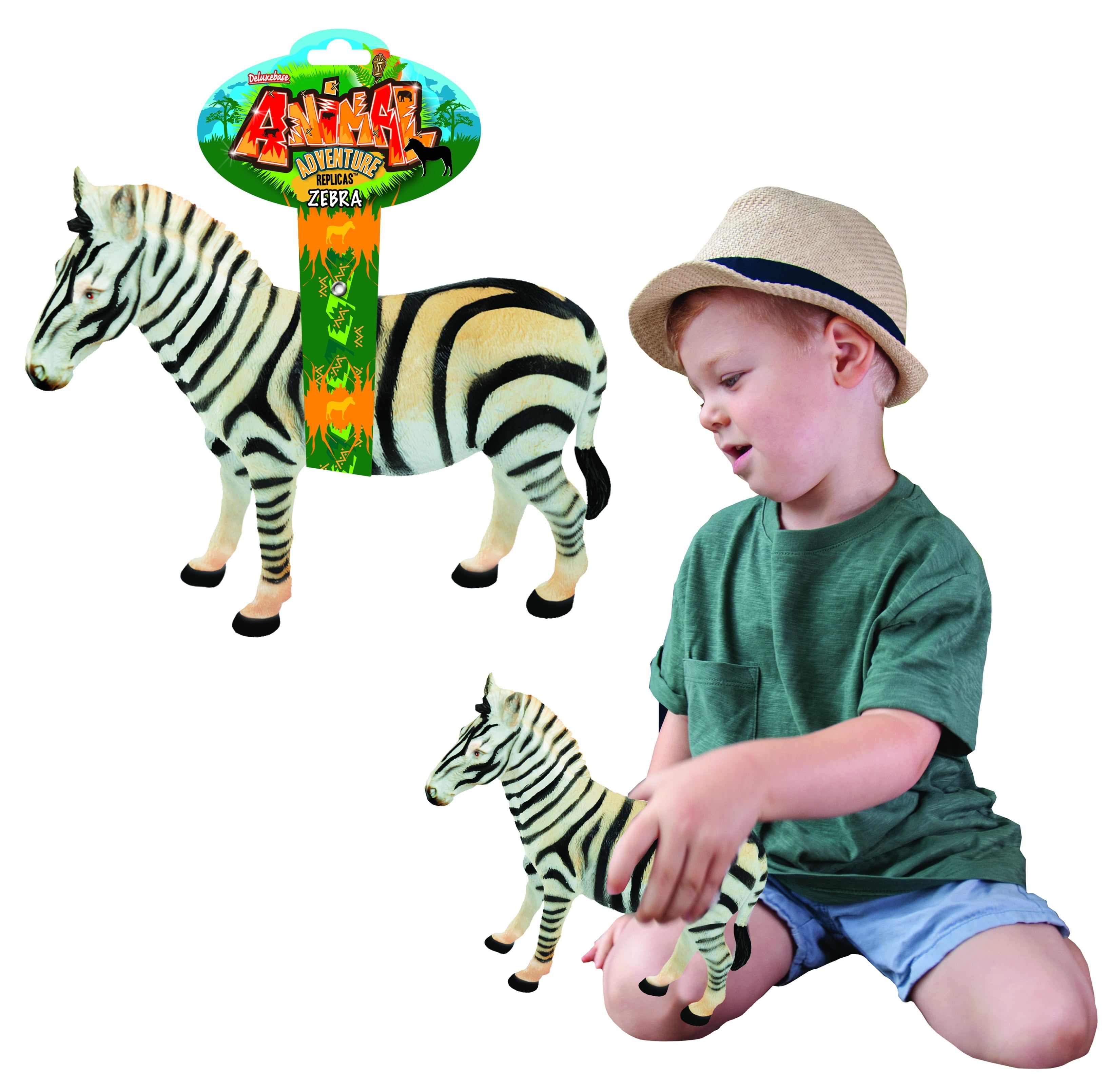 Animal Adventure Zebra by Deluxebase – Hand Painted Realistic Figure ...