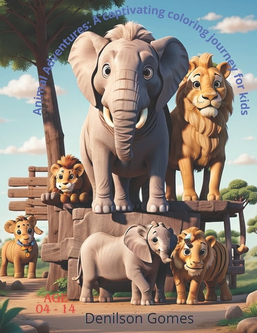 Animal Adventures: A Whimsical Coloring Journey for Kids: A Whimsical ...