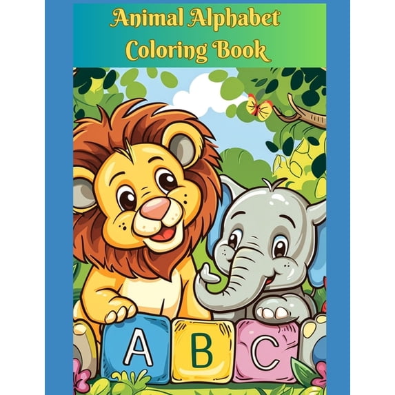 Animal Alphabet Coloring Book: Creative and Educational Coloring ...