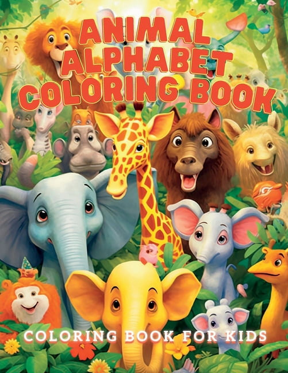 Animal Alphabet Coloring Book (Paperback) - Walmart.com