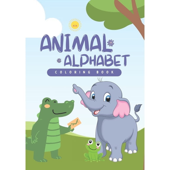 Animal Alphabet Coloring Book for Kids, Early Learning, Preschool ...