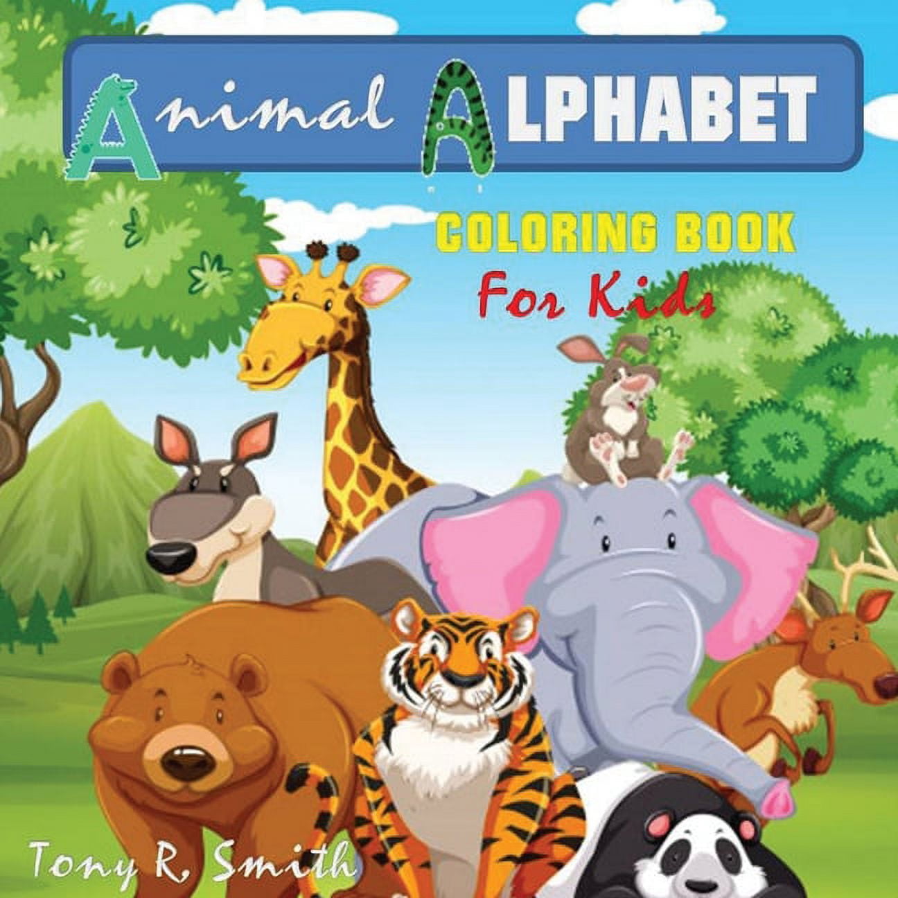 Animal Alphabet Coloring Book for kids, (Paperback) - Walmart.com