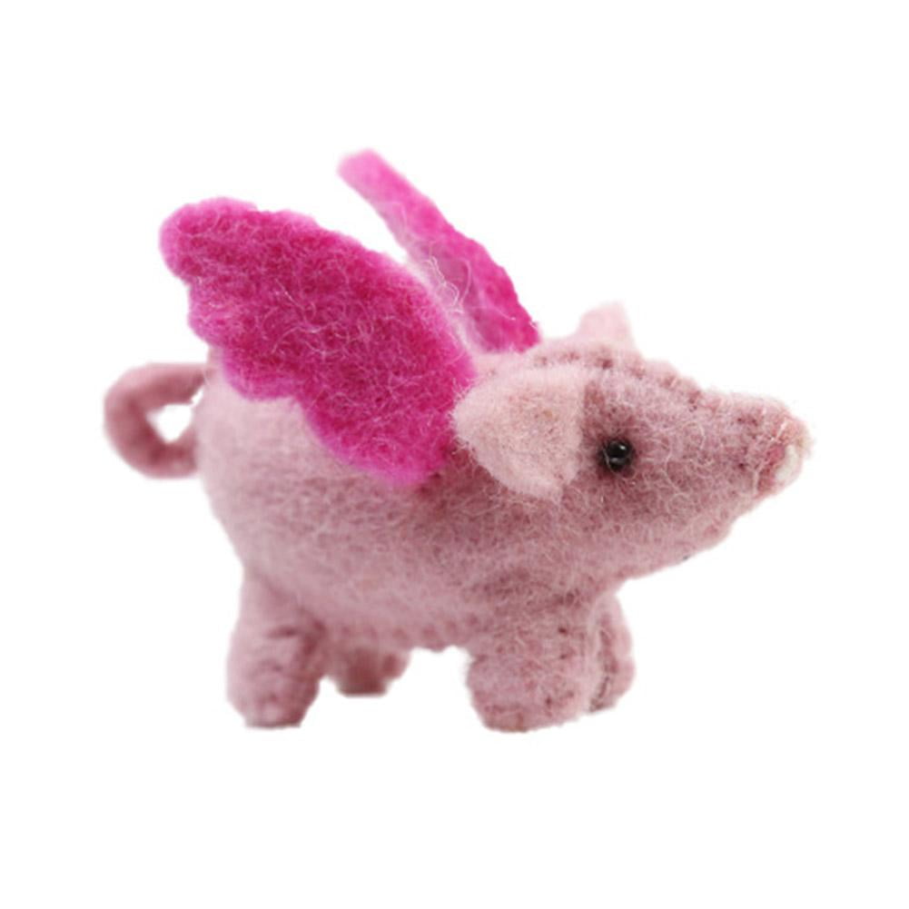 Animal Animal Felt Handmade Chain Keyring Gift Wool Fluffy b O1A6 сб ...