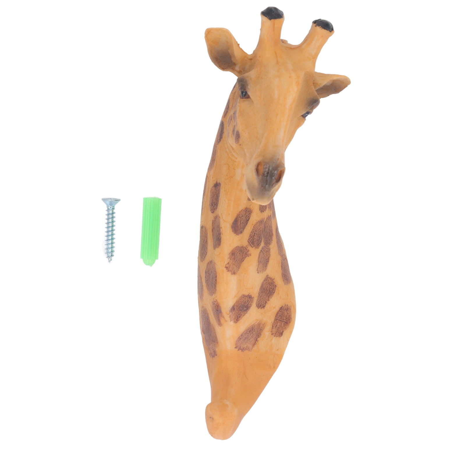 Animal Antlers Coat Hook Resin and Iron Multifunctional Vintage Animal Wall Hook Hanger Giraffe ...