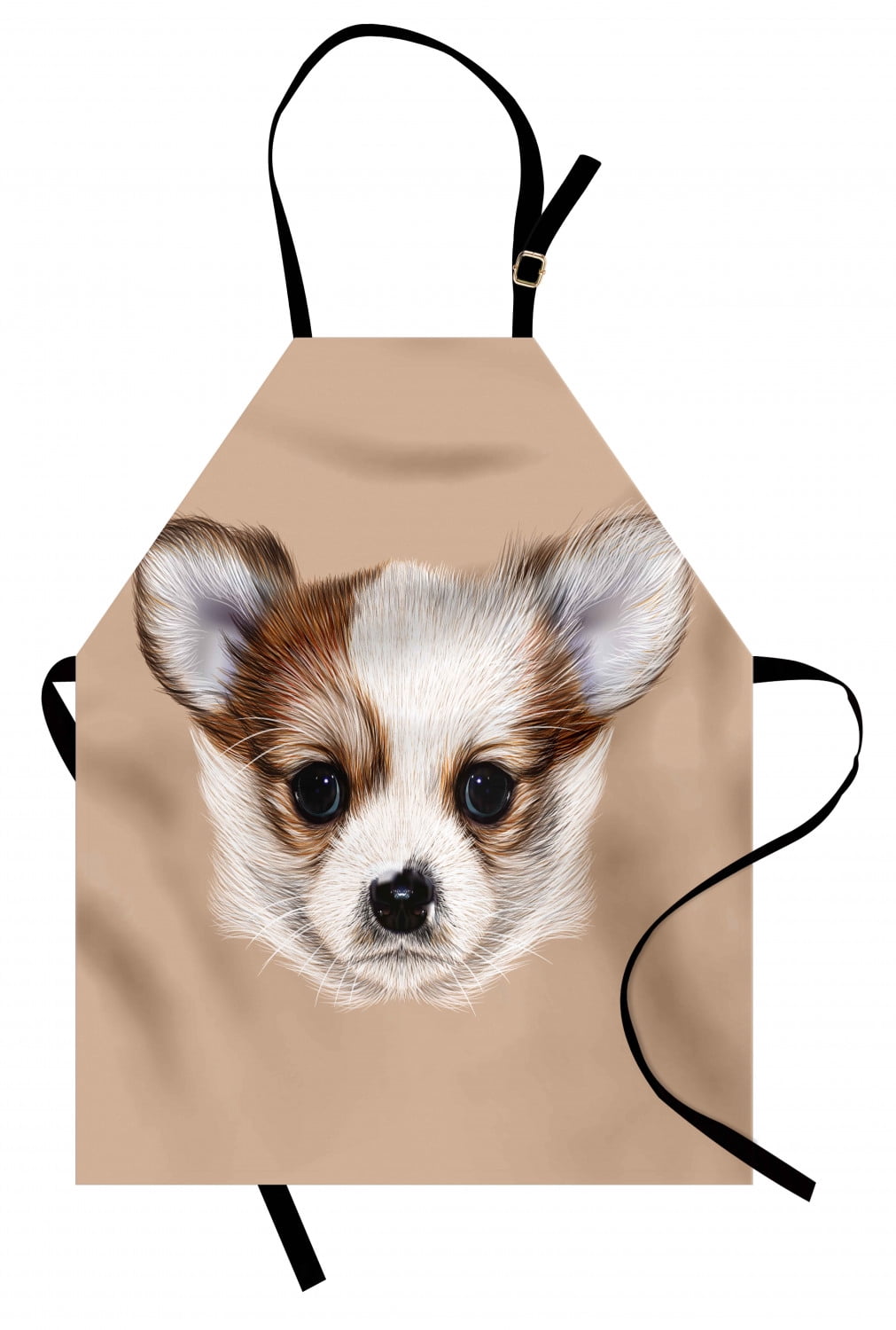 Animal Apron Puppy Portrait Cute Little Furry Friend Dog Pet Graphic ...
