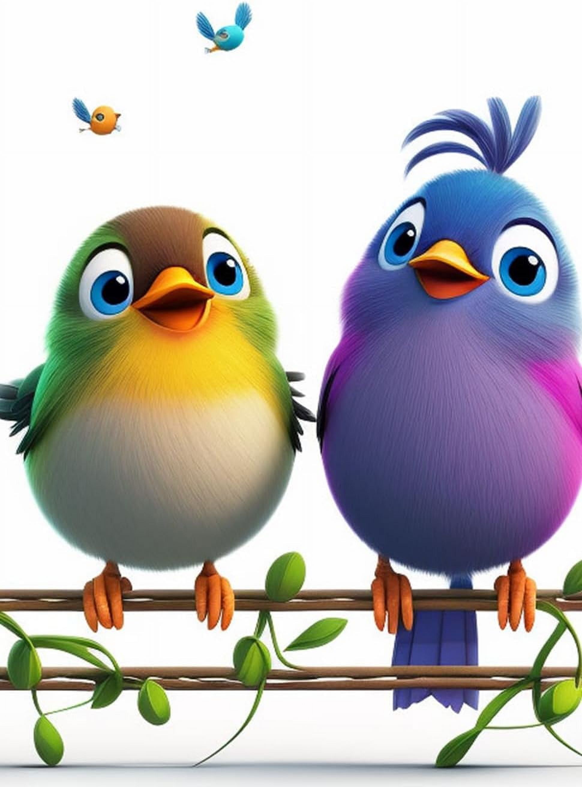 Animal Art Jigsaw Puzzle 300 Pieces,Cartoon Bird Puzzles for Adults ...