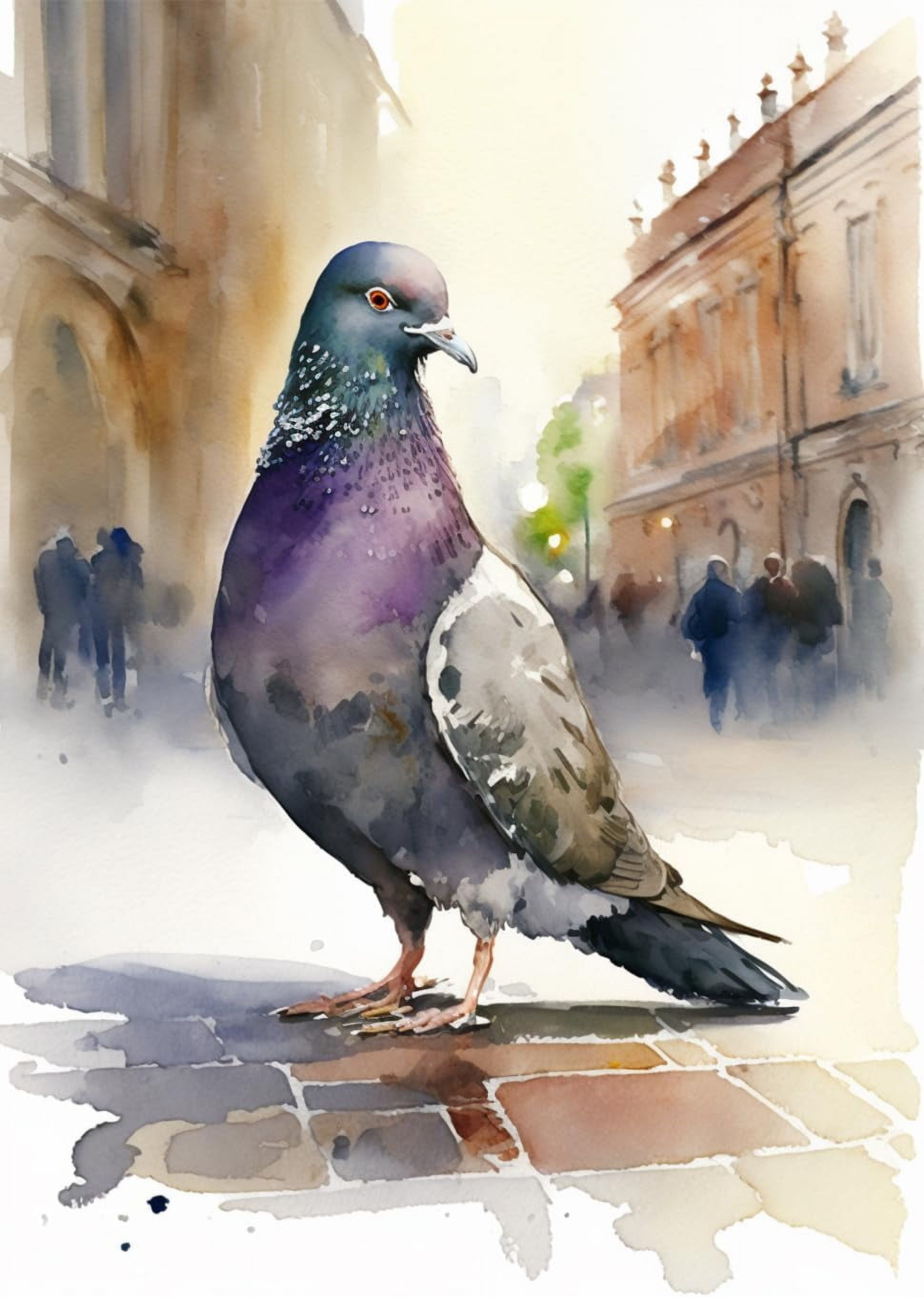 Animal Art Jigsaw Puzzle 35 Pieces,Pigeon Puzzles for Adults,Unique ...