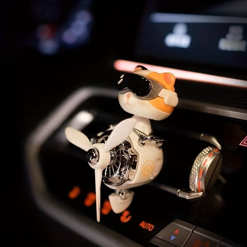Animal Aviation Themed Car Fragrance Diffuser - Kitten & Hound Pilot ...