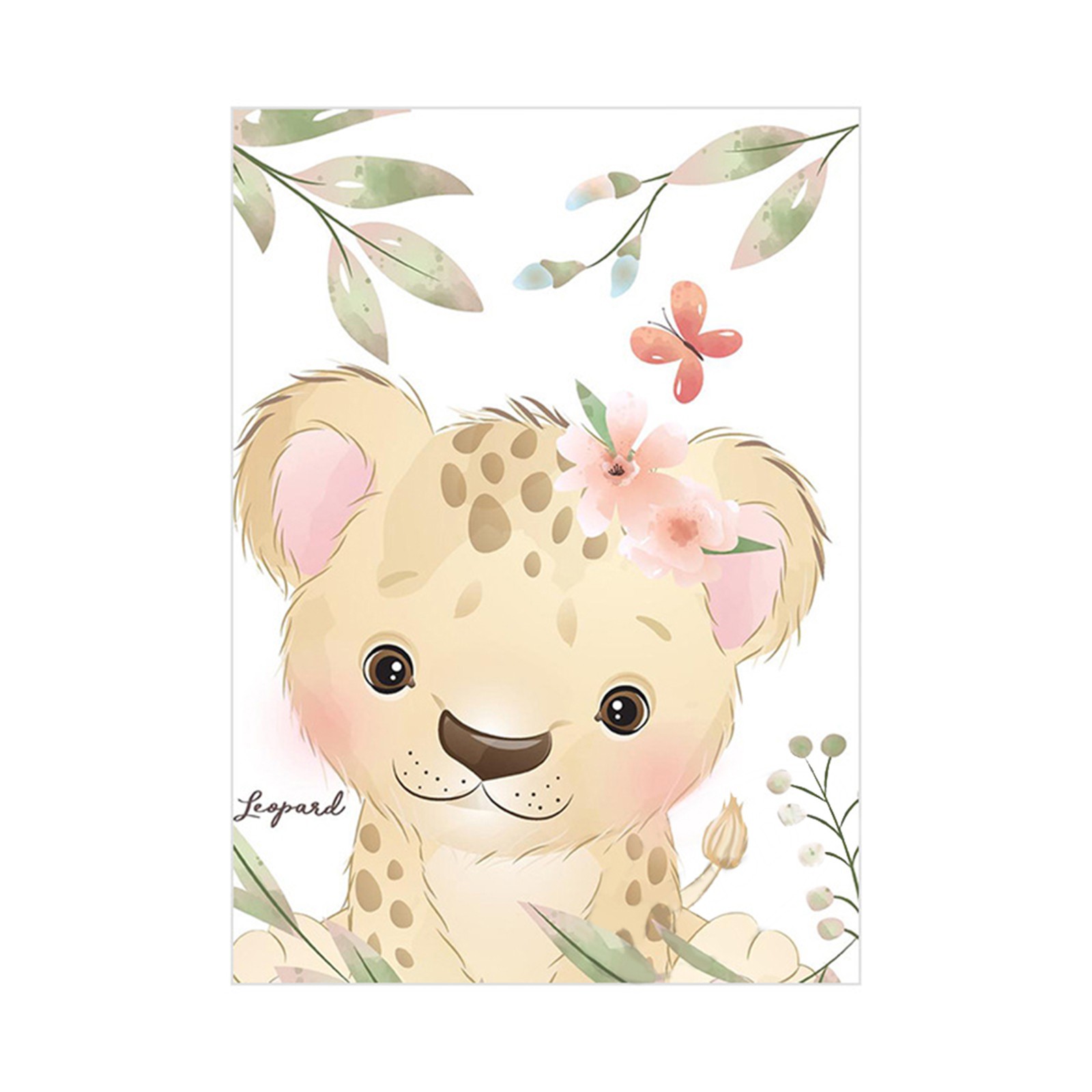 Animal Baby Nursery Prints Childrens Bedroom Wall Art Pictures Decor1 ...