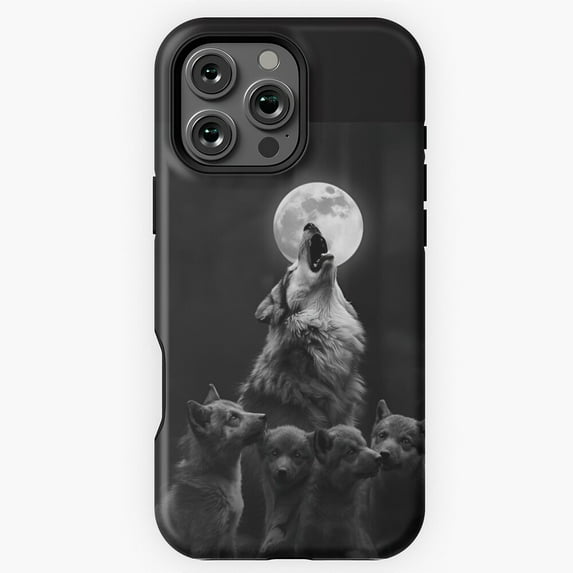 Animal Baby Series Wolves Cute Pack Art Phone Case Compatible iPhone 17 ...