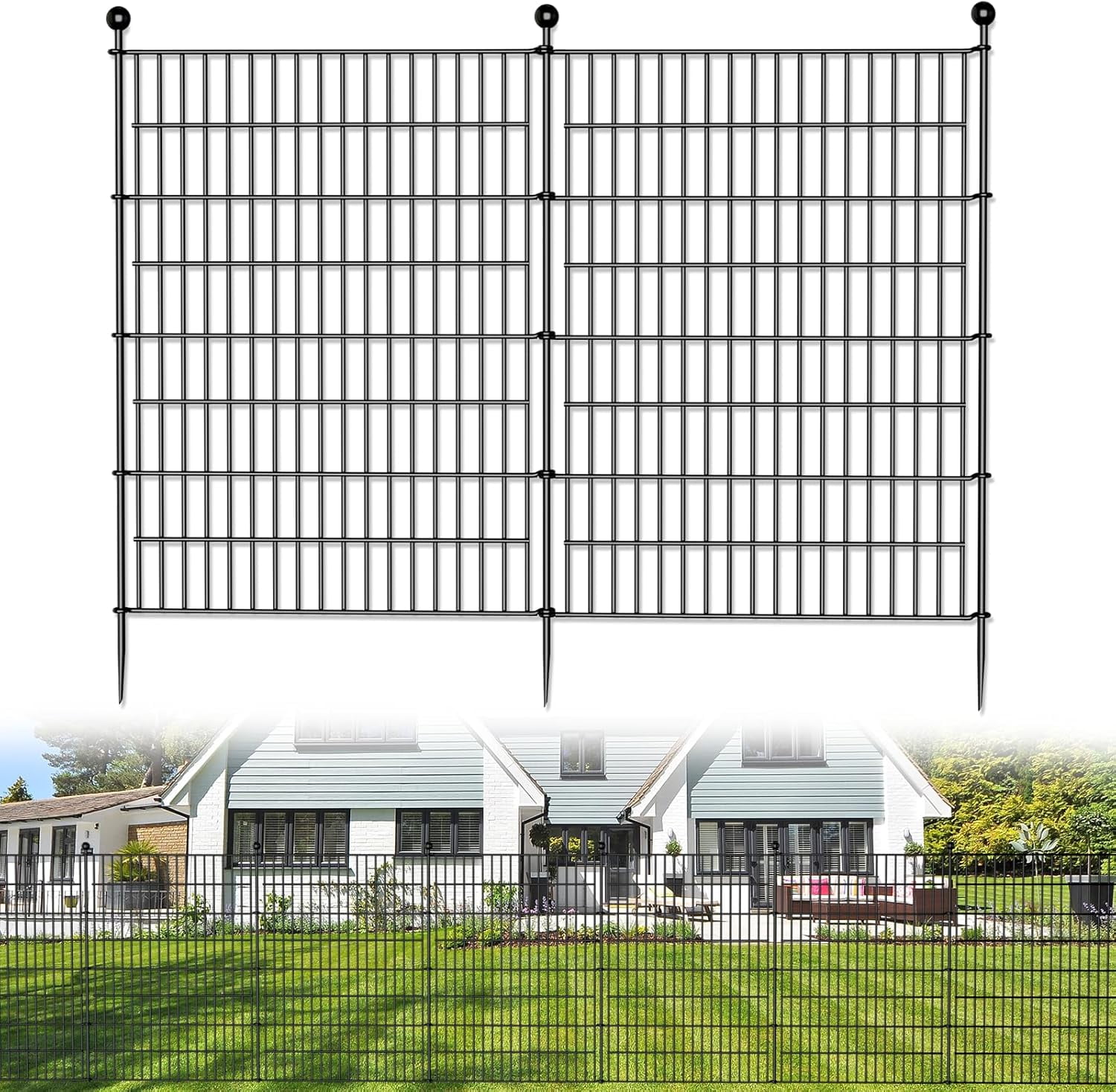 Animal Barrier Fencing Rustproof Metal Wire Panel Border for Dog ...