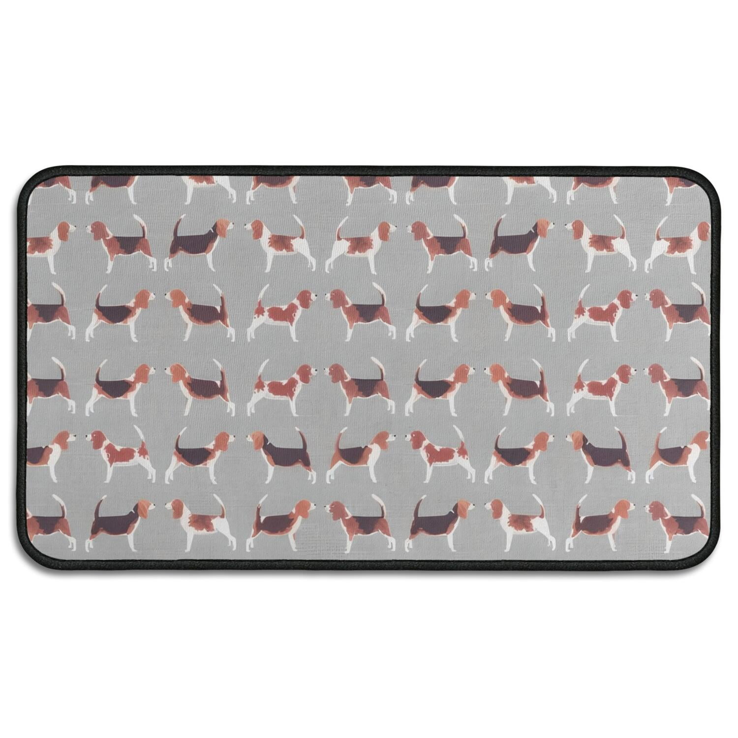 Animal Beagle Cute Dog Door Rugs,Washable Non Slip Door Mats Indoor ...