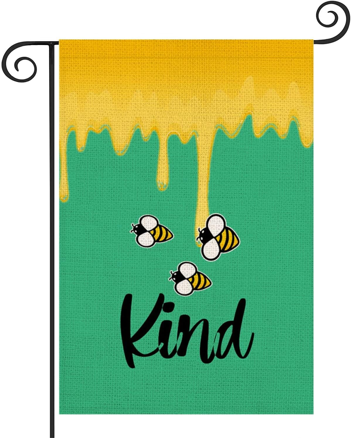 Animal Bee Kind Quotes Spring Summer Garden Flag Vertical Double Sided ...