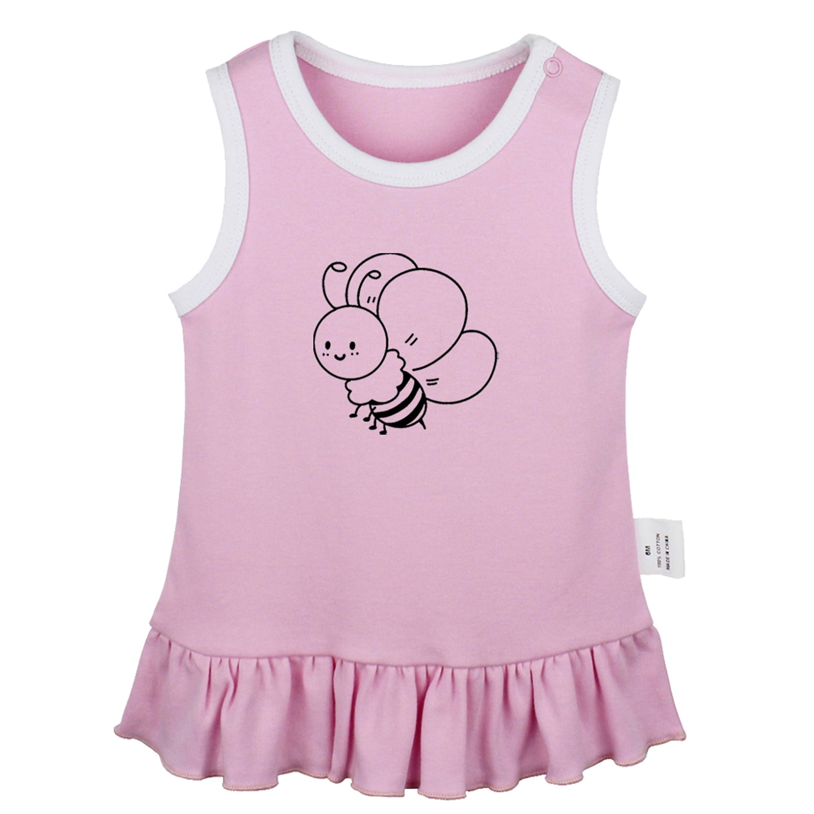 Animal Bee Sweet Pattern Dresses For Baby, Newborn Babies Skirts ...