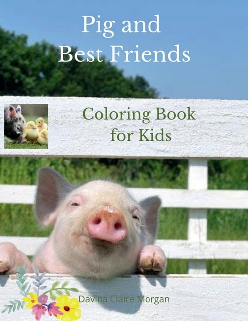 Animal Best Friends Coloring Book for Kids: A Cute Farm Animal Coloring ...