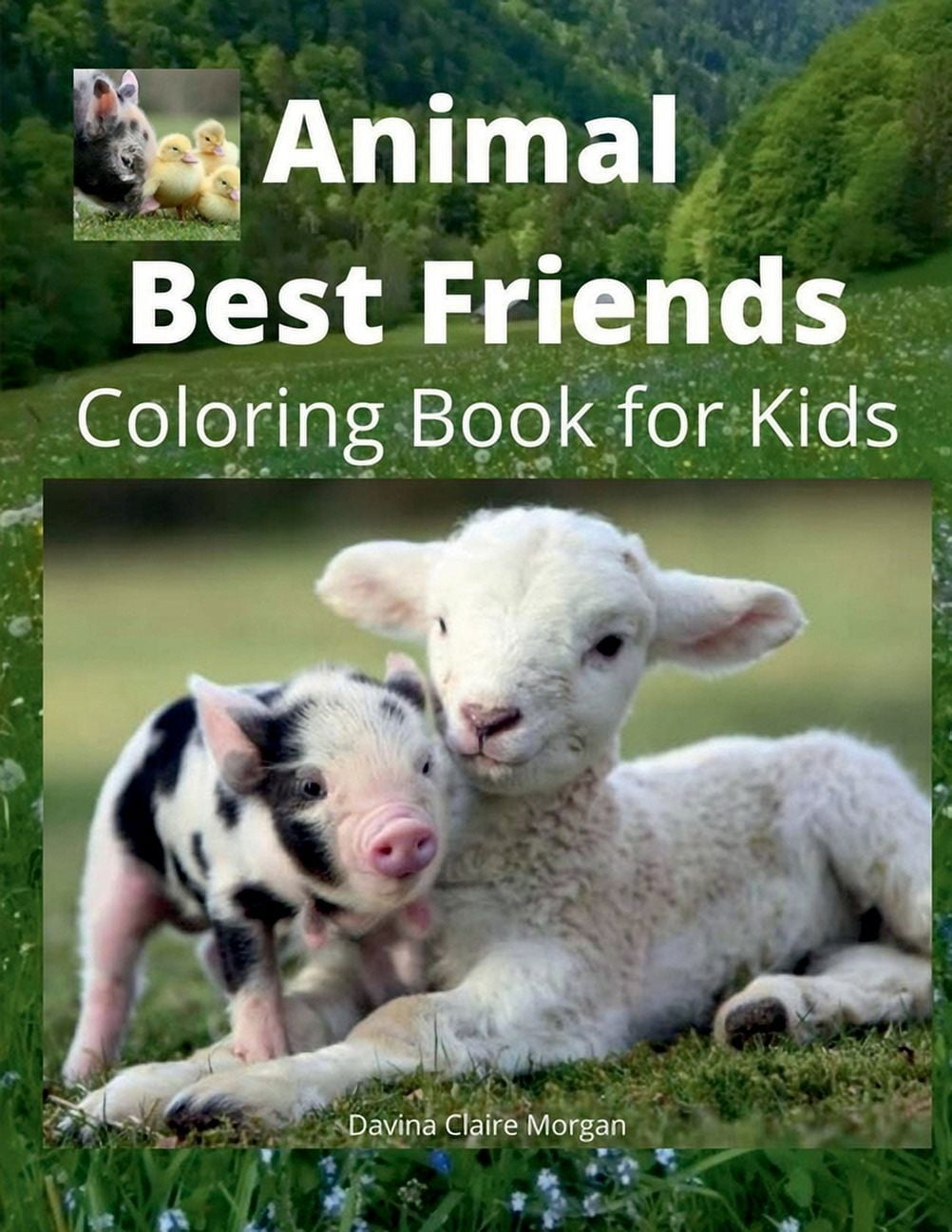 Animal Best Friends Coloring Book for Kids vol.2: A Cute Farm Animal ...