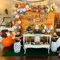 Animal Birthday Party Decorations, Woodland Happy Birthday Banner ...