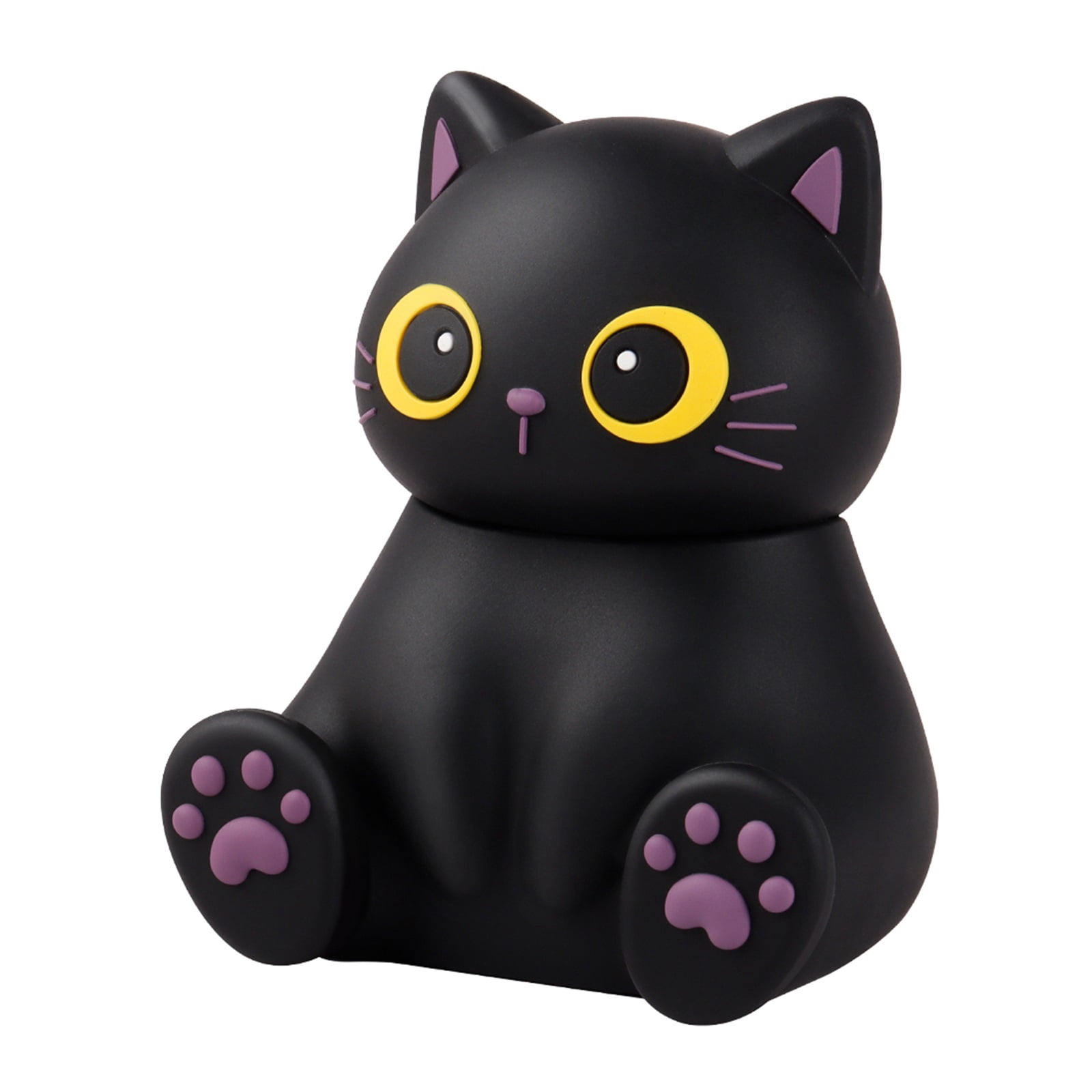 Animal Black Cat Phone Holder Wireless Speaker BT5.2 USB C Cute Cartoon ...