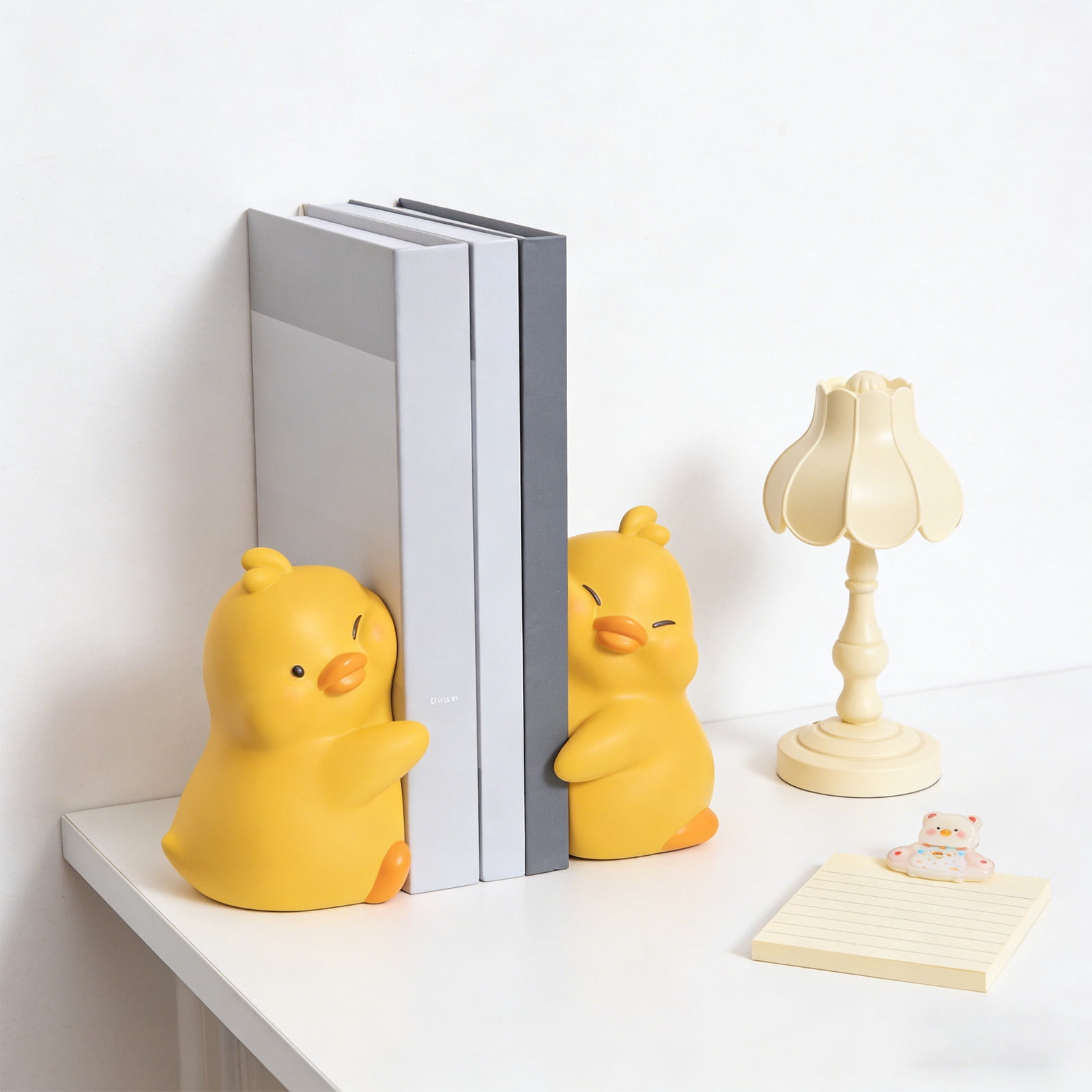 Animal Bookends - Cute Elephant Bookends Decor/Hugging Duck Bookends ...