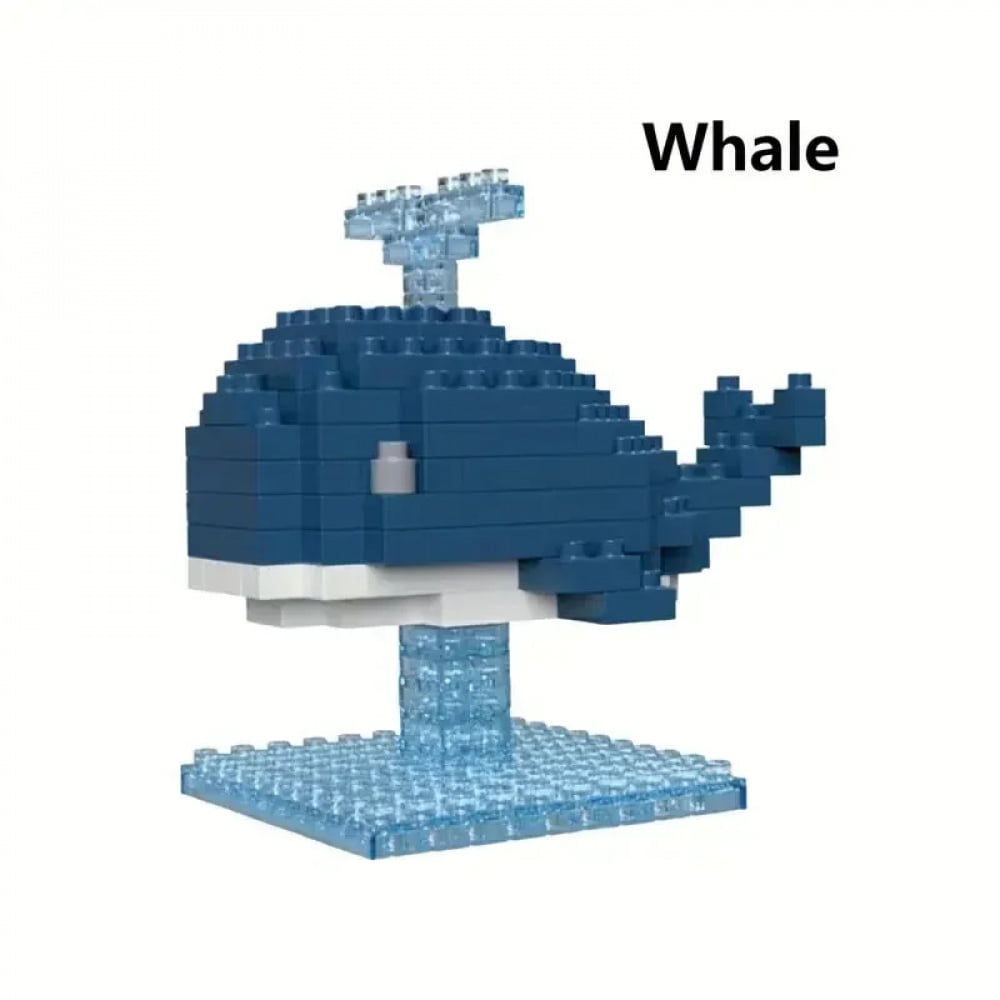 Animal Building Blocks DIY Whale, Dolphin, Penguin Ornaments-Awesome ...
